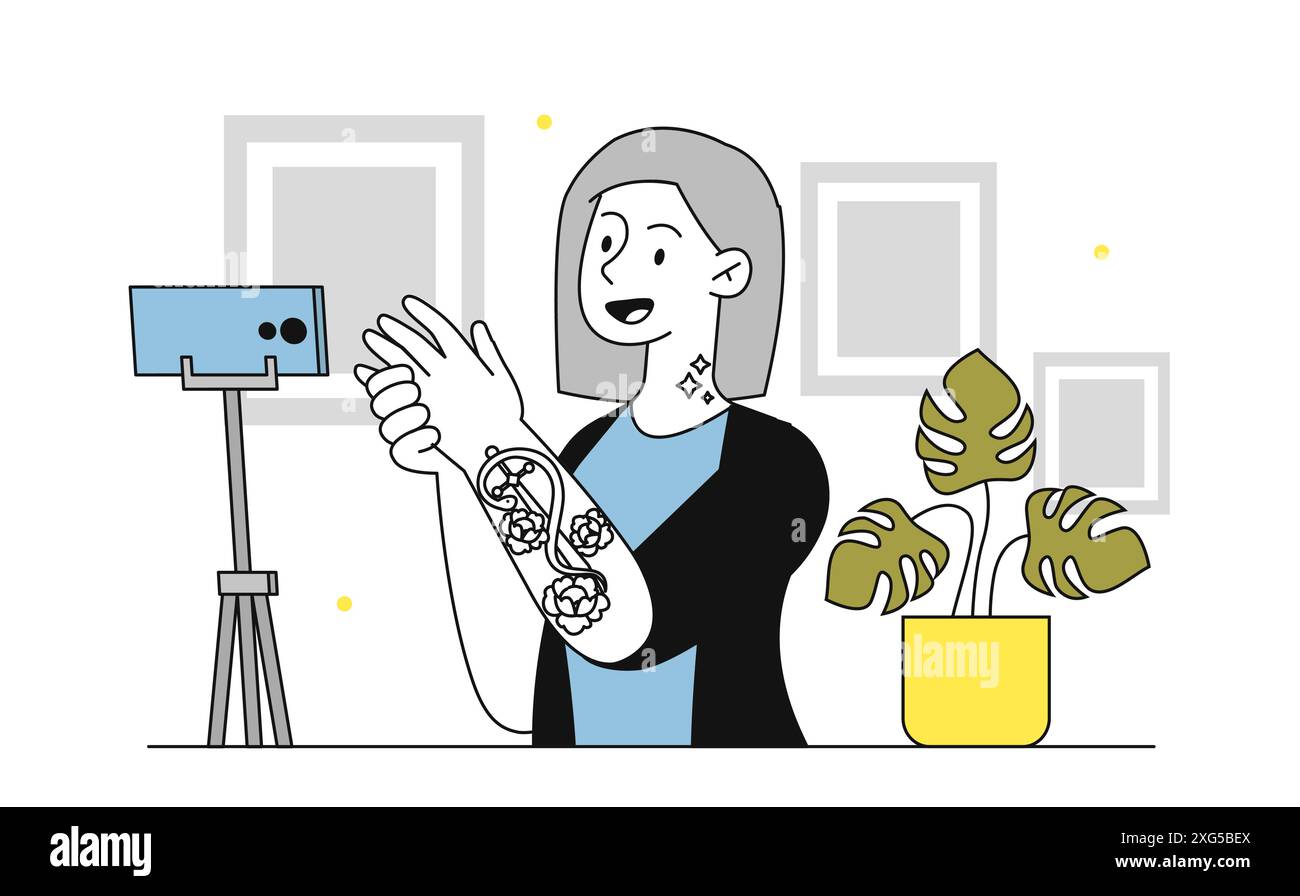 Simple outline drawing shows person hi-res stock photography and images ...