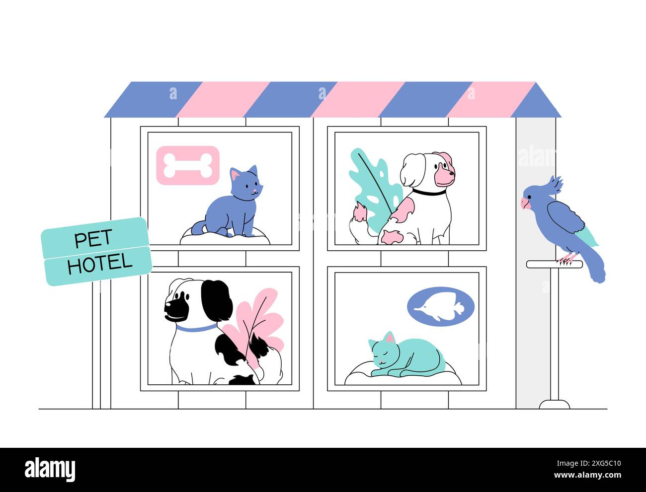 Service animals Cut Out Stock Images & Pictures - Alamy