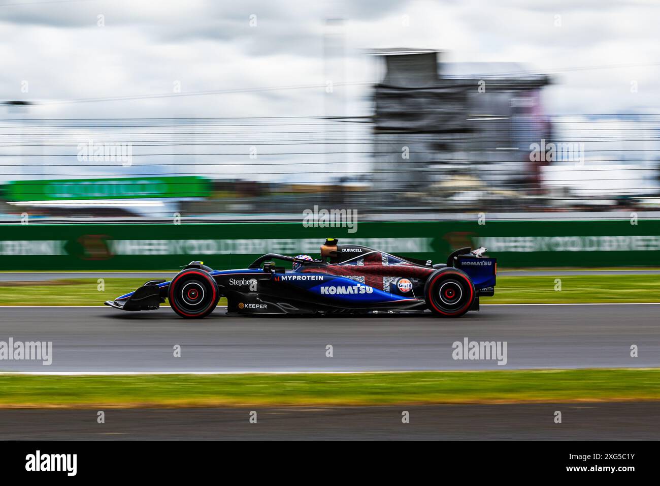 Silverstone Circuit, Towcester, United Kingdom. 6.July.2024; Logan ...