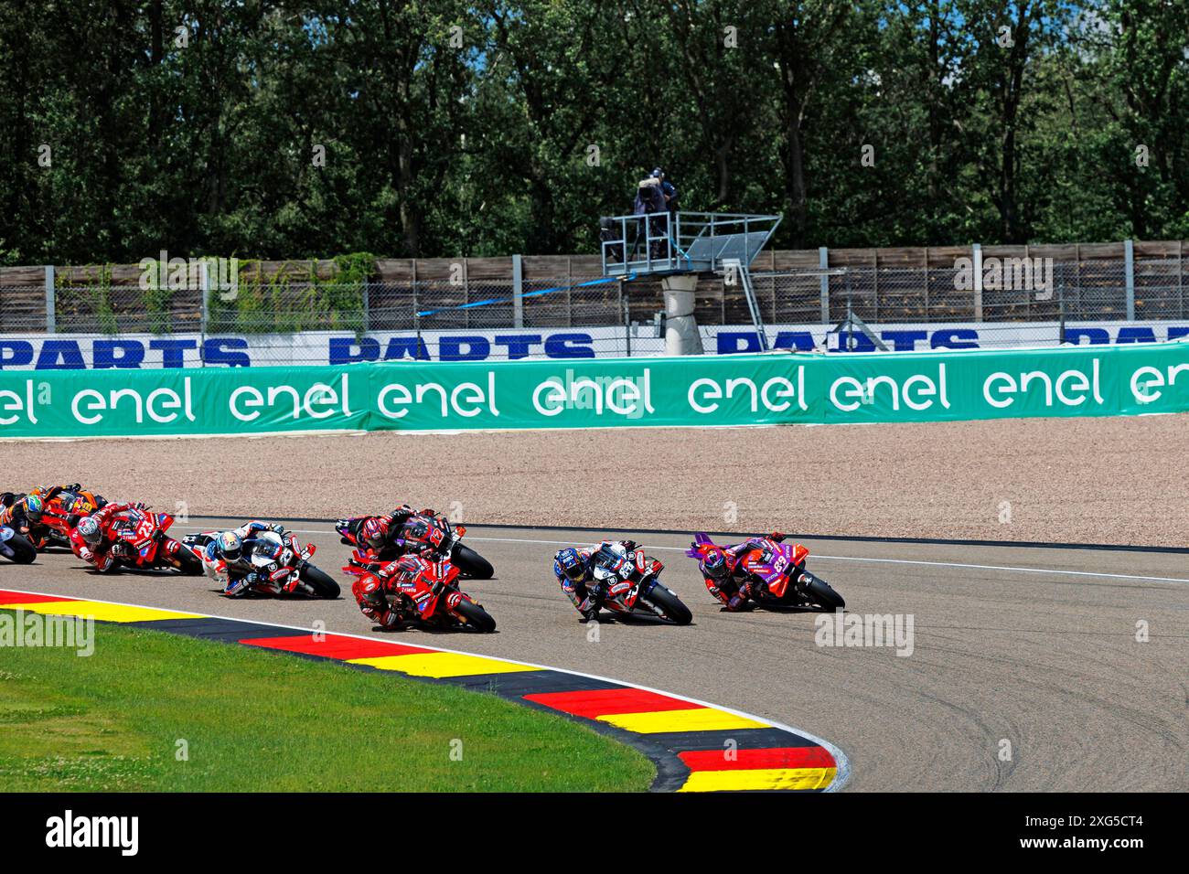 German MotoGP, Qualifying Day. 6th July, 2024. Start of the sprint race ...