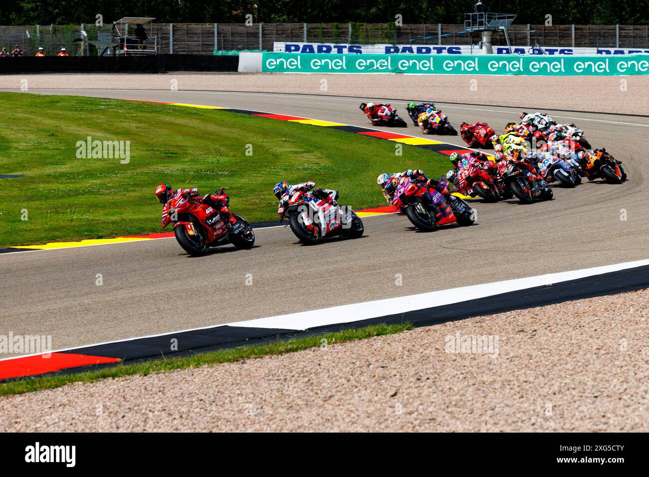 German MotoGP, Qualifying Day. 6th July, 2024. Start of the sprint race ...