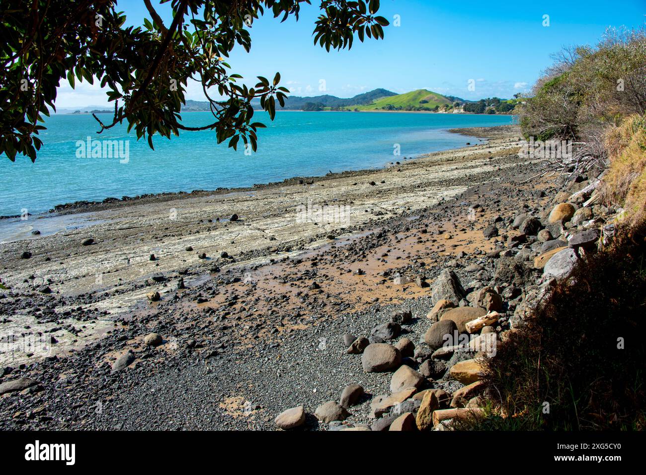 Opononi Beach in Northland - New Zealand Stock Photo - Alamy