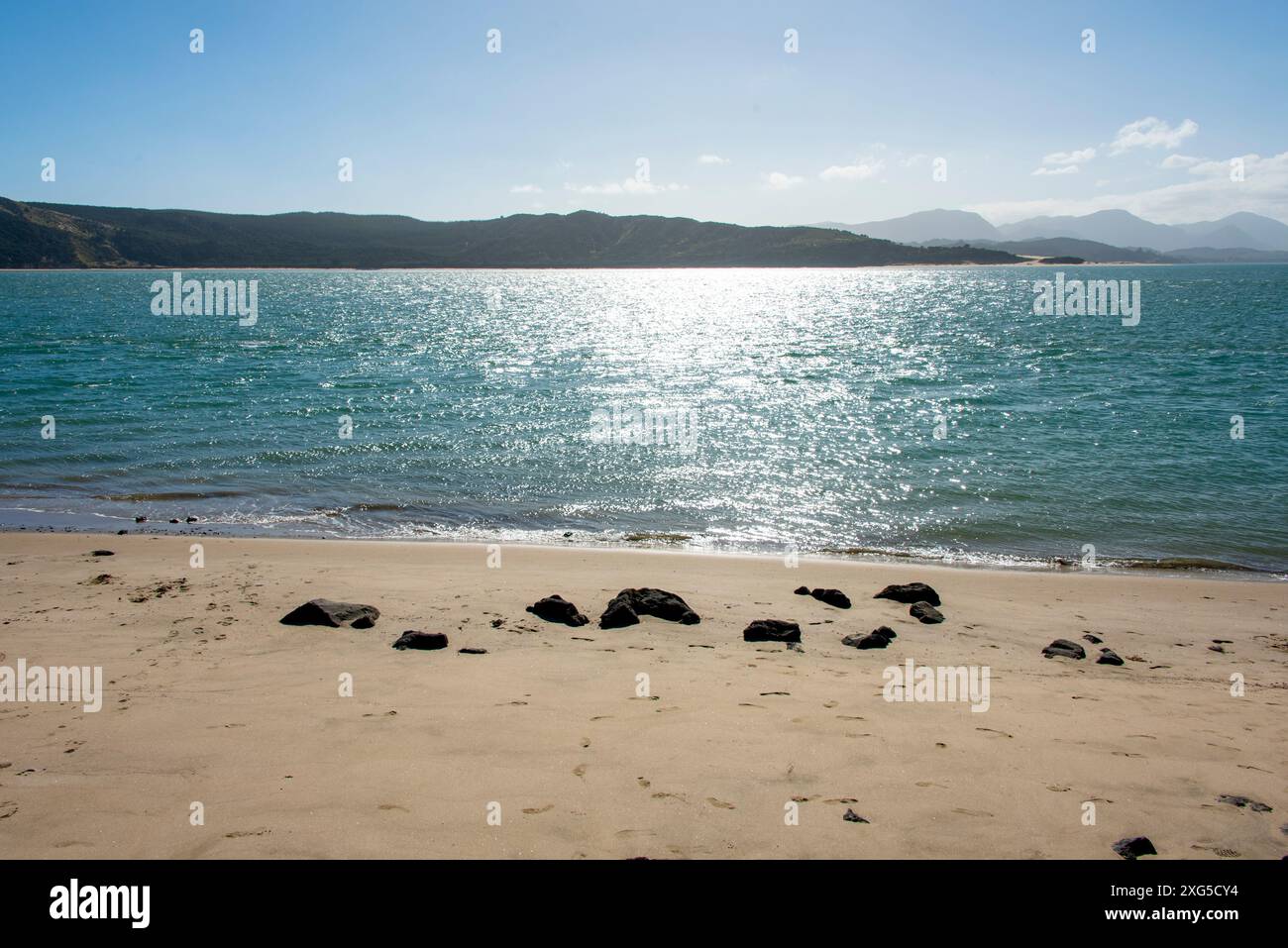 Opononi Beach in Northland - New Zealand Stock Photo - Alamy