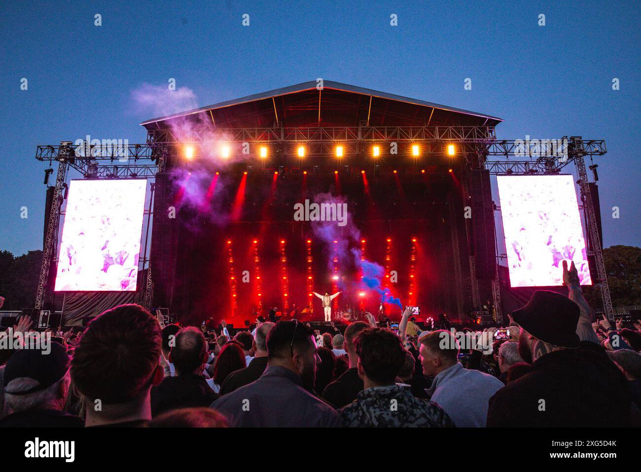 July 6, 2024: British rock band â€˜Kasabianâ€™ perform a sold out ...