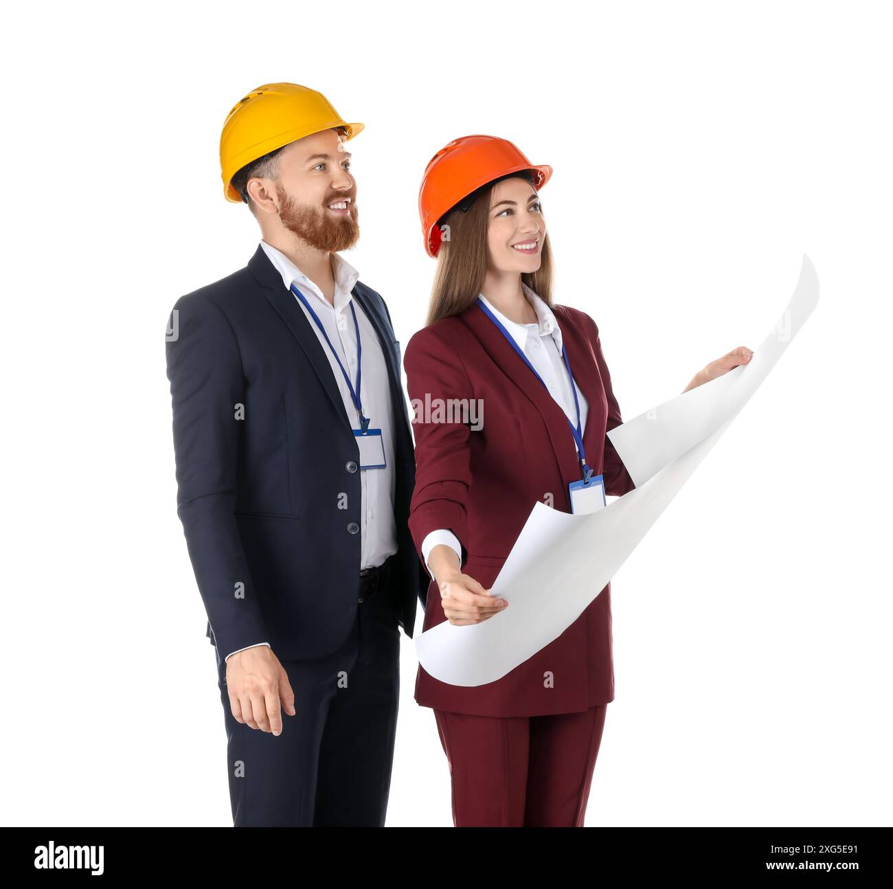 Project and design engineers Cut Out Stock Images & Pictures - Alamy
