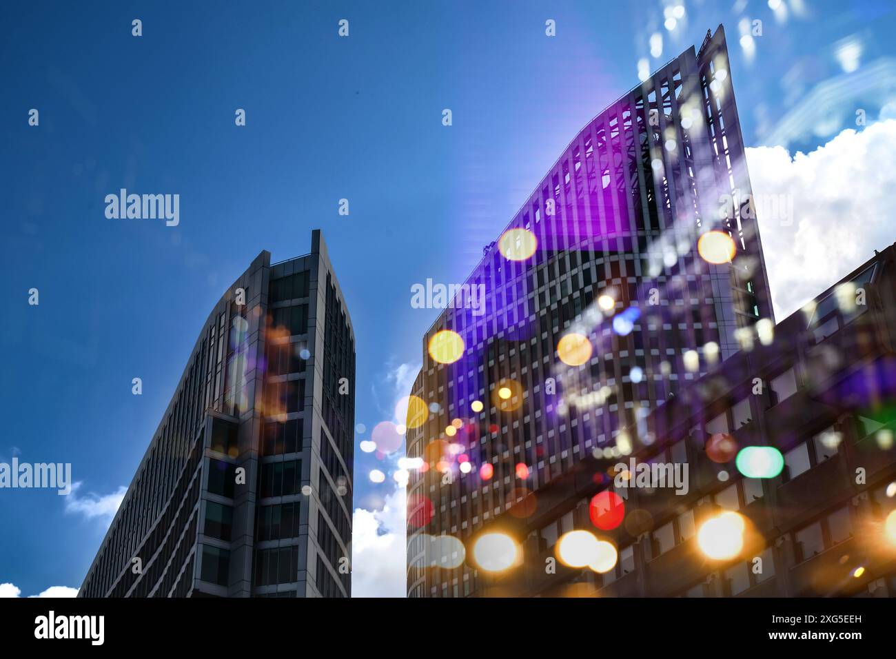 Double exposure residential buildings hi-res stock photography and ...