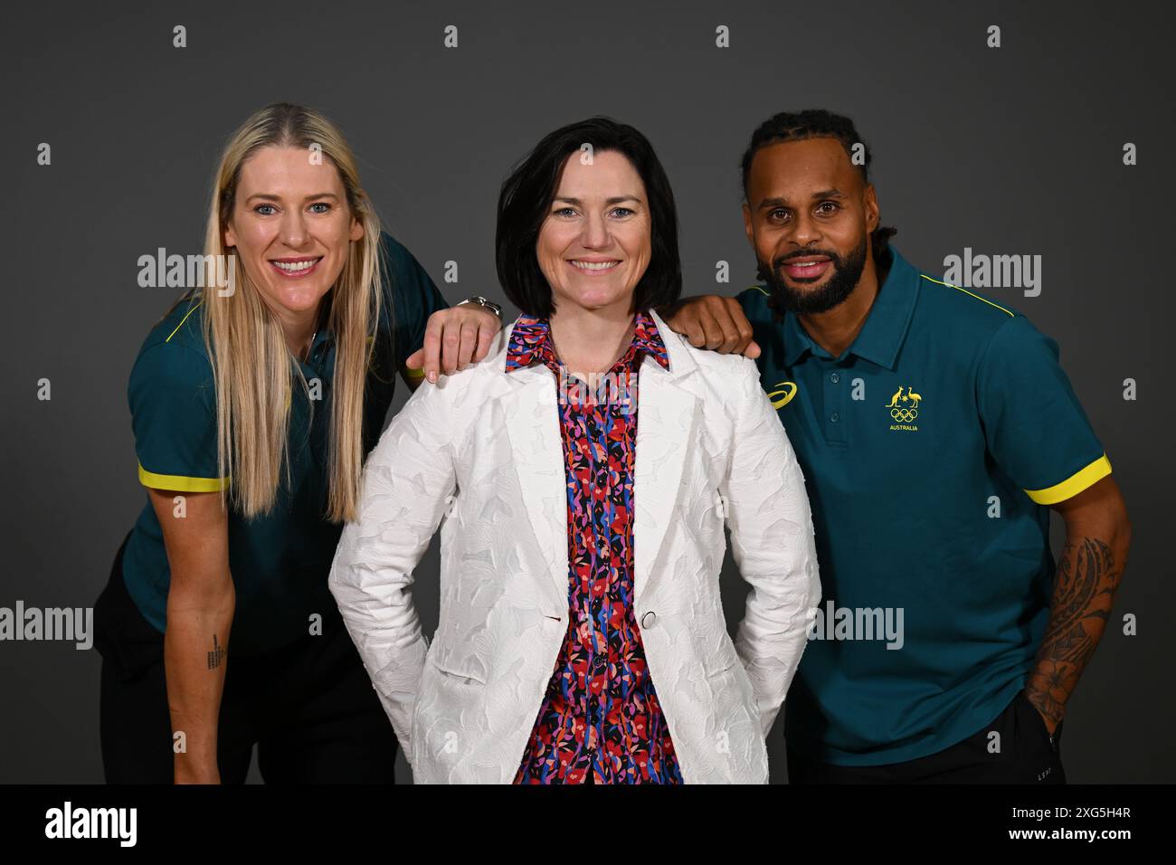 Melbourne, Australia. 07th July, 2024. (L-R) Lauren Jackson of ...