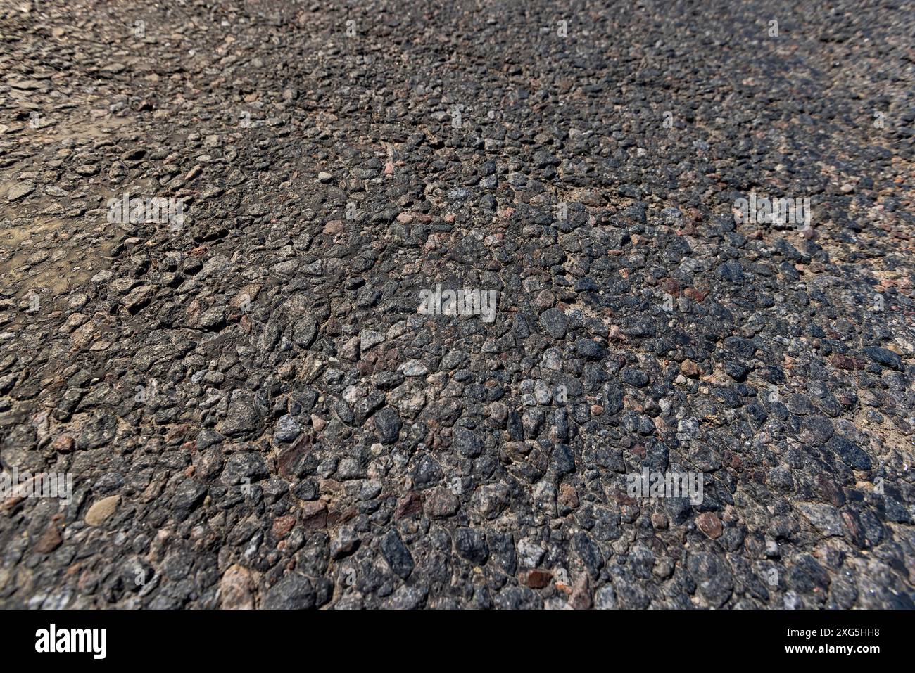 details asphalting of a road , a part of a highway covered with asphalt ...