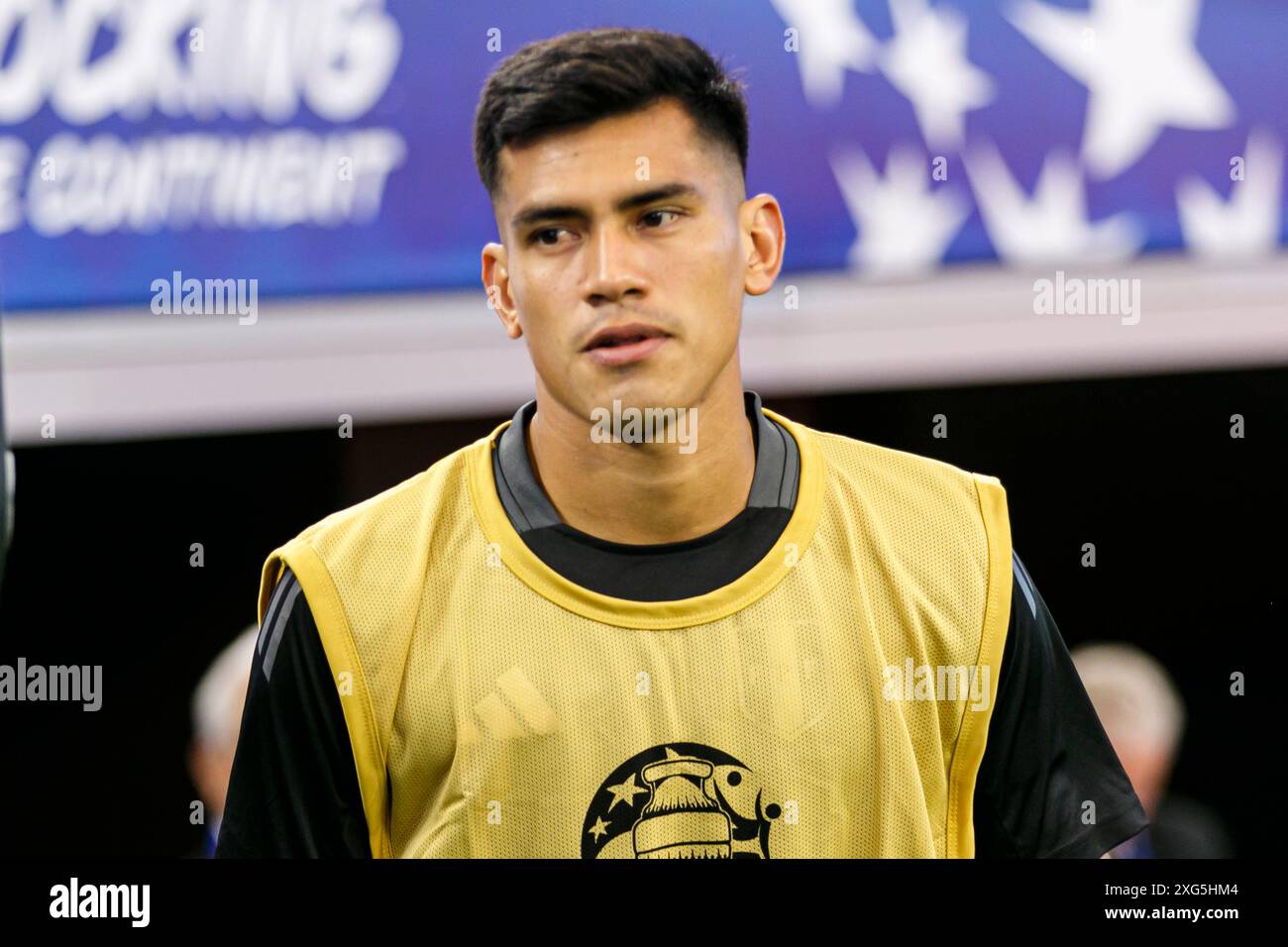 ARLINGTON, TEXAS - JUNE 21: Jose Rivera of Peru prior the CONMEBOL Copa ...