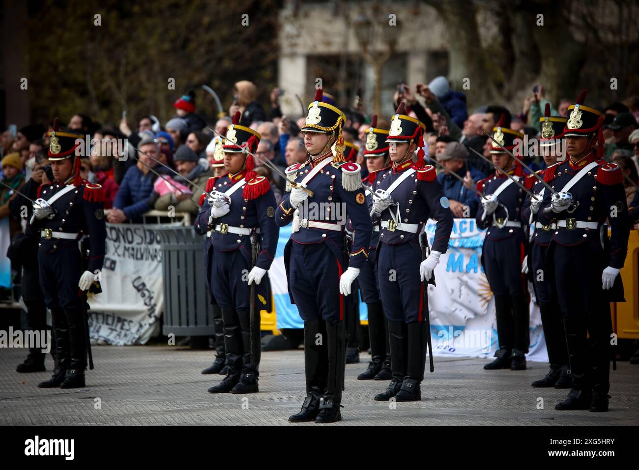 Buenos Aires, Argentina. 06th July, 2024. Grenadier regiment seen ...