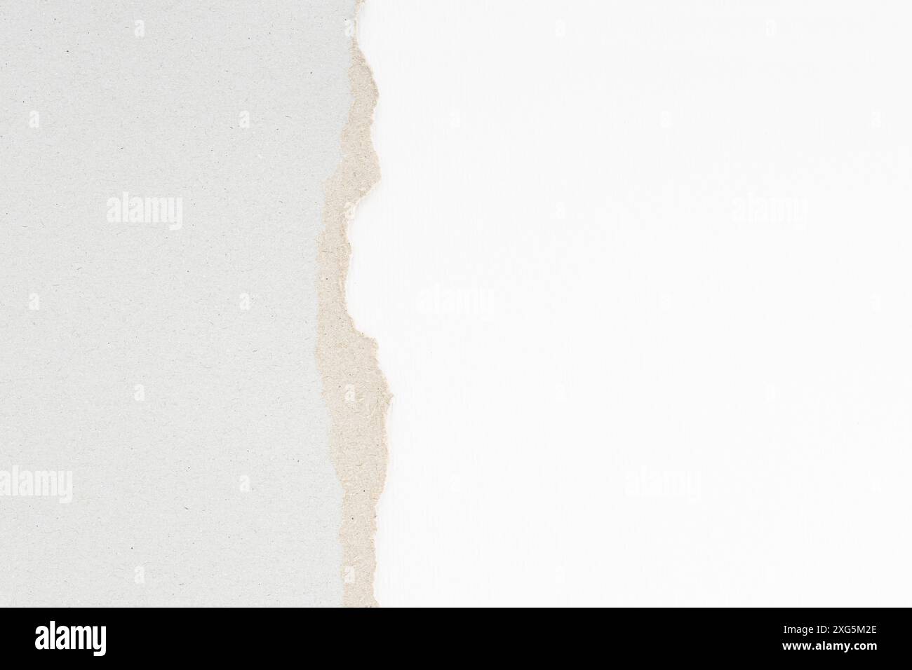 Abstract background with ripped Recycled cardboard and white textured ...