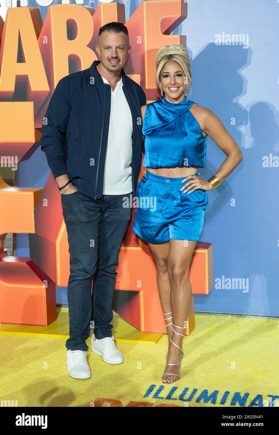 Nate Cabral and Danielle Cabral attend 'Despicable Me 4' premiere at ...