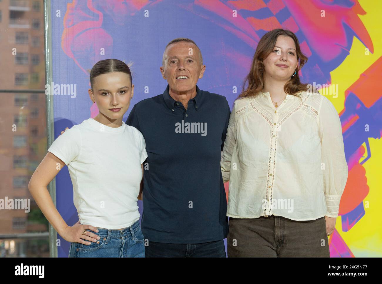 Diva Smith, Curt Smith and Wilder Smith attend 'Despicable Me 4' premiere at Jazz at Lincoln ...