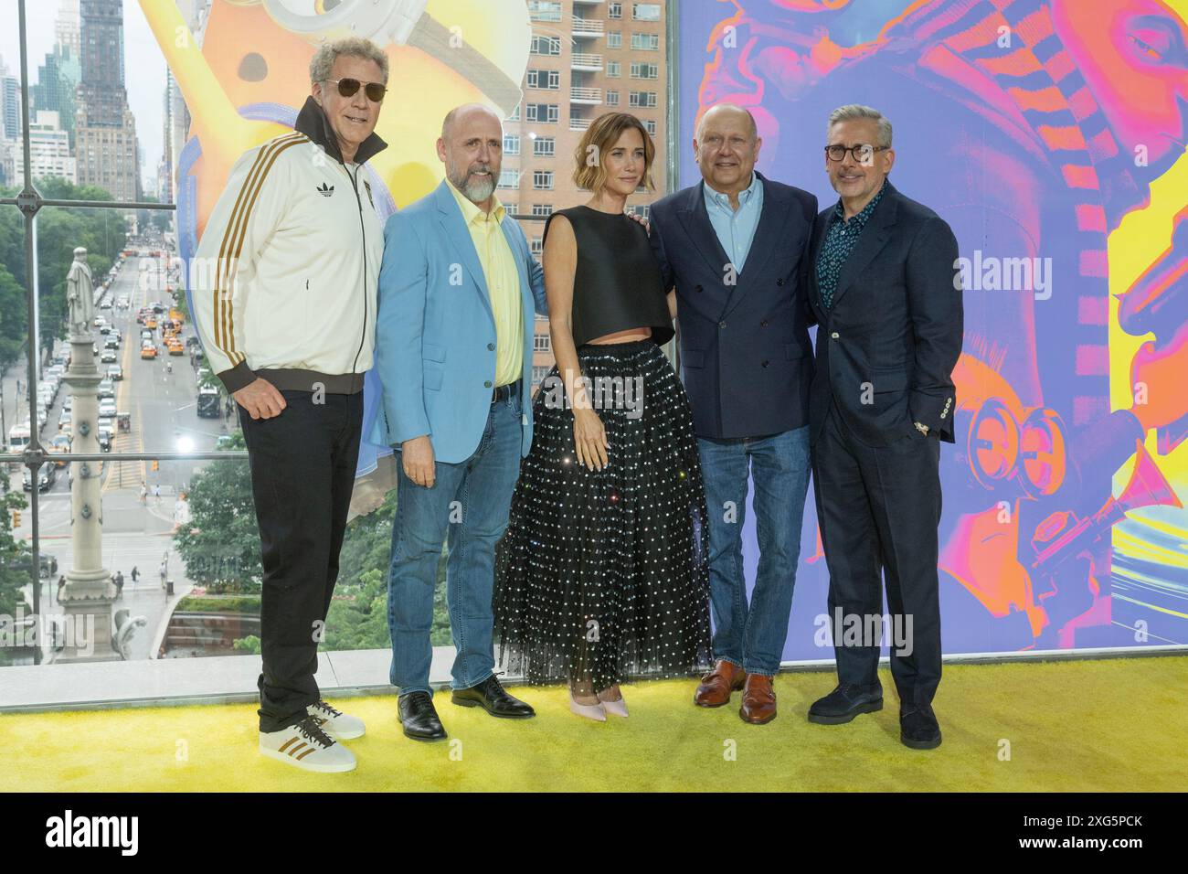 Will Ferrell, Chris Renaud, Kristen Wiig, Chris Meledandri, and Steve ...