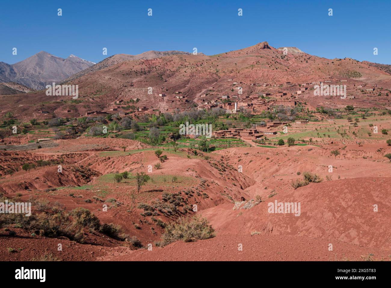 Typical mountain landscape, azilal province, Atlas mountain range ...