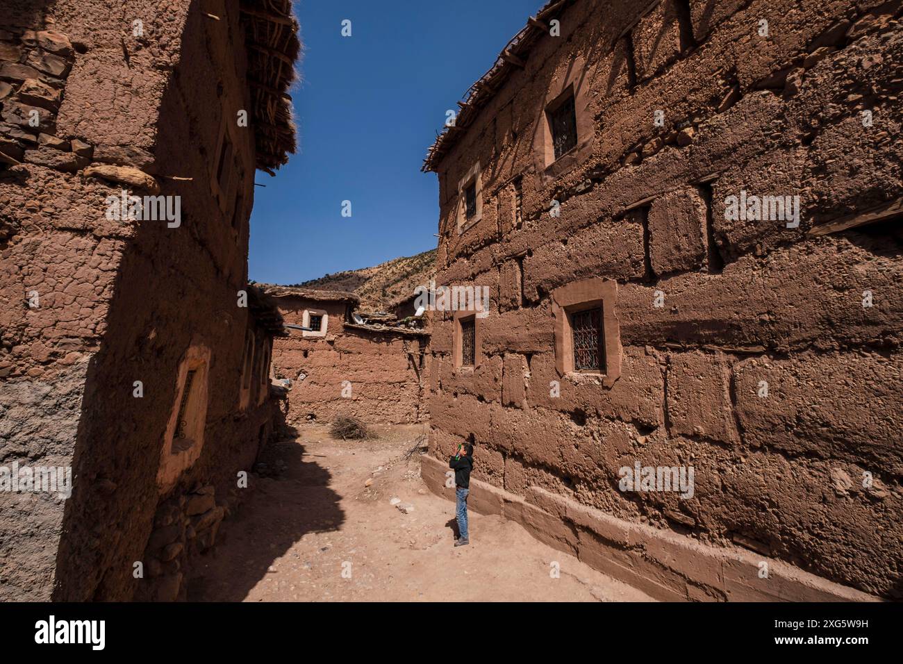 Ait Said, MGoun trek, Bougames valley, Atlas mountain range, morocco ...