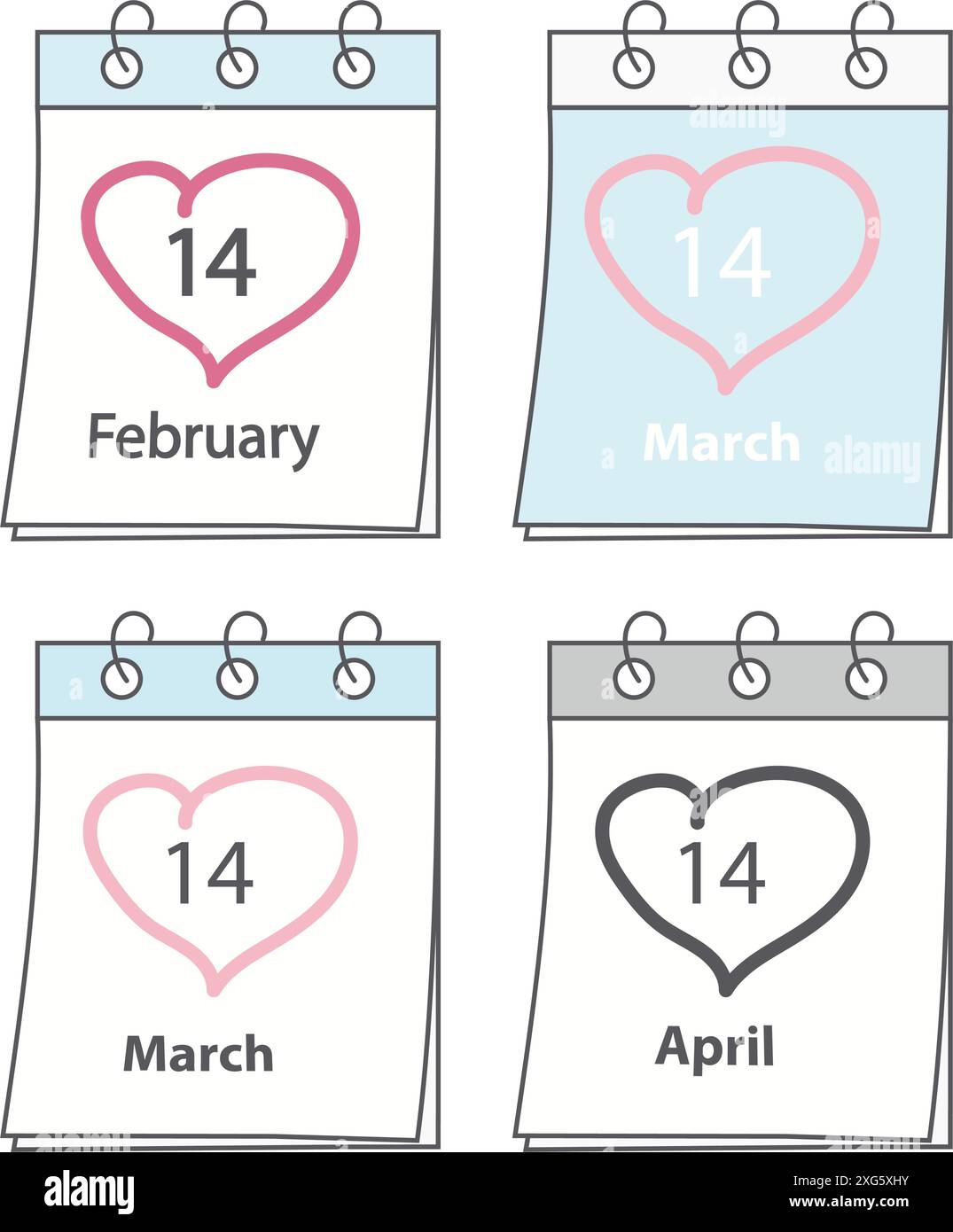 Concept valentine`s day greetings Cut Out Stock Images & Pictures - Alamy