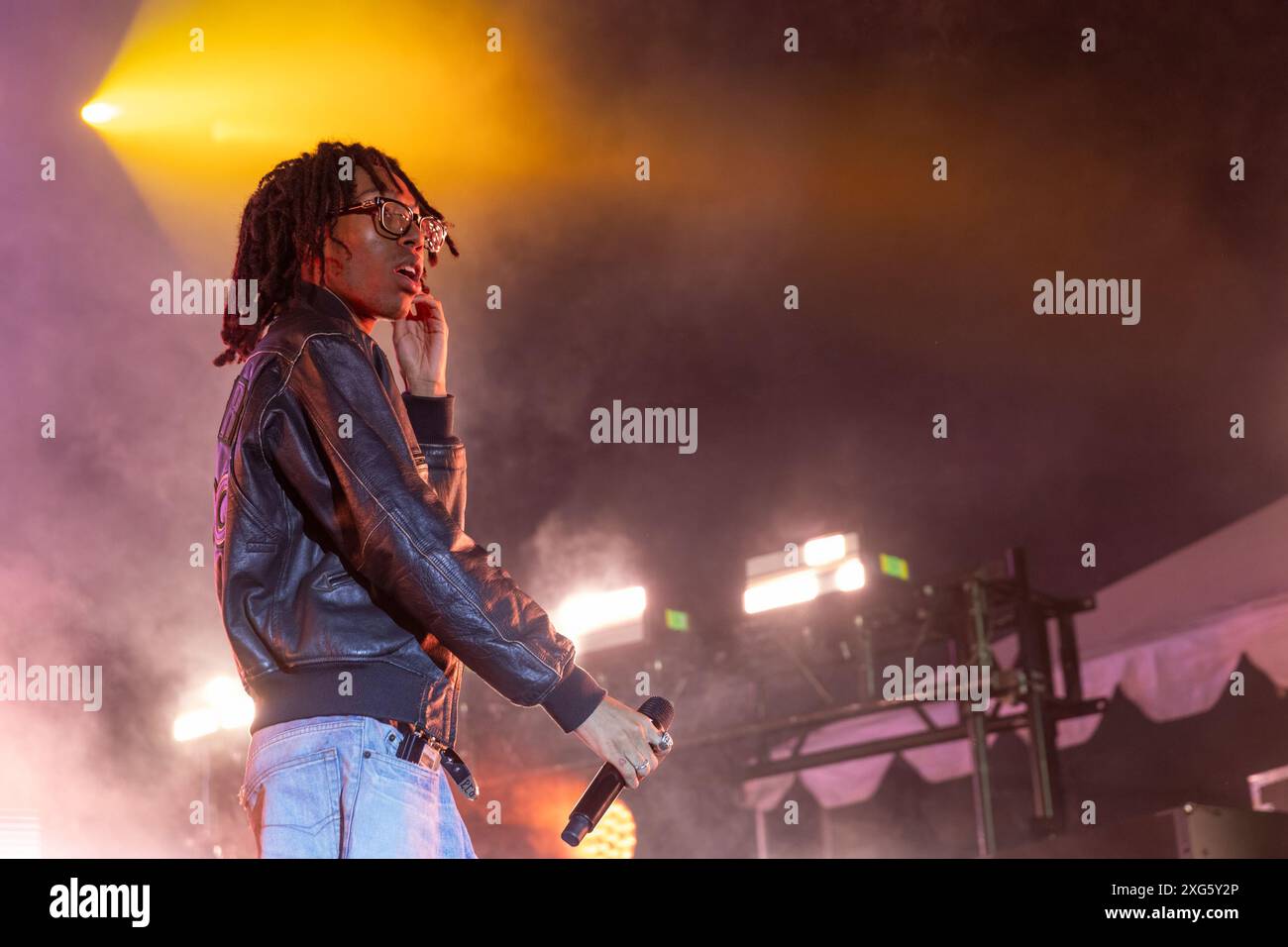 Milwaukee, USA. 05th July, 2024. Rapper Lil Tecca Tyler-Justin Anthony ...
