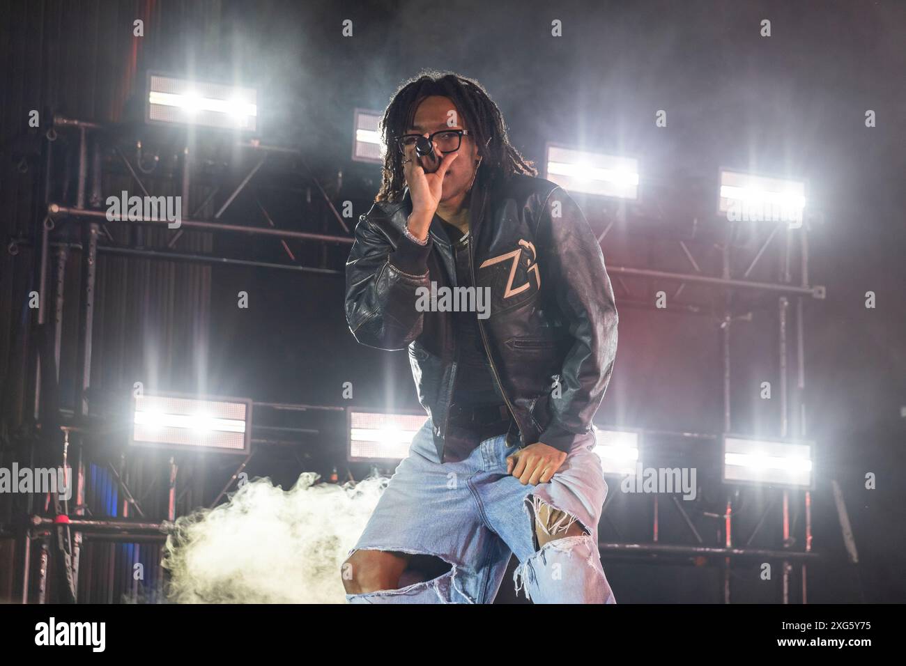 Milwaukee, USA. 05th July, 2024. Rapper Lil Tecca Tyler-Justin Anthony ...