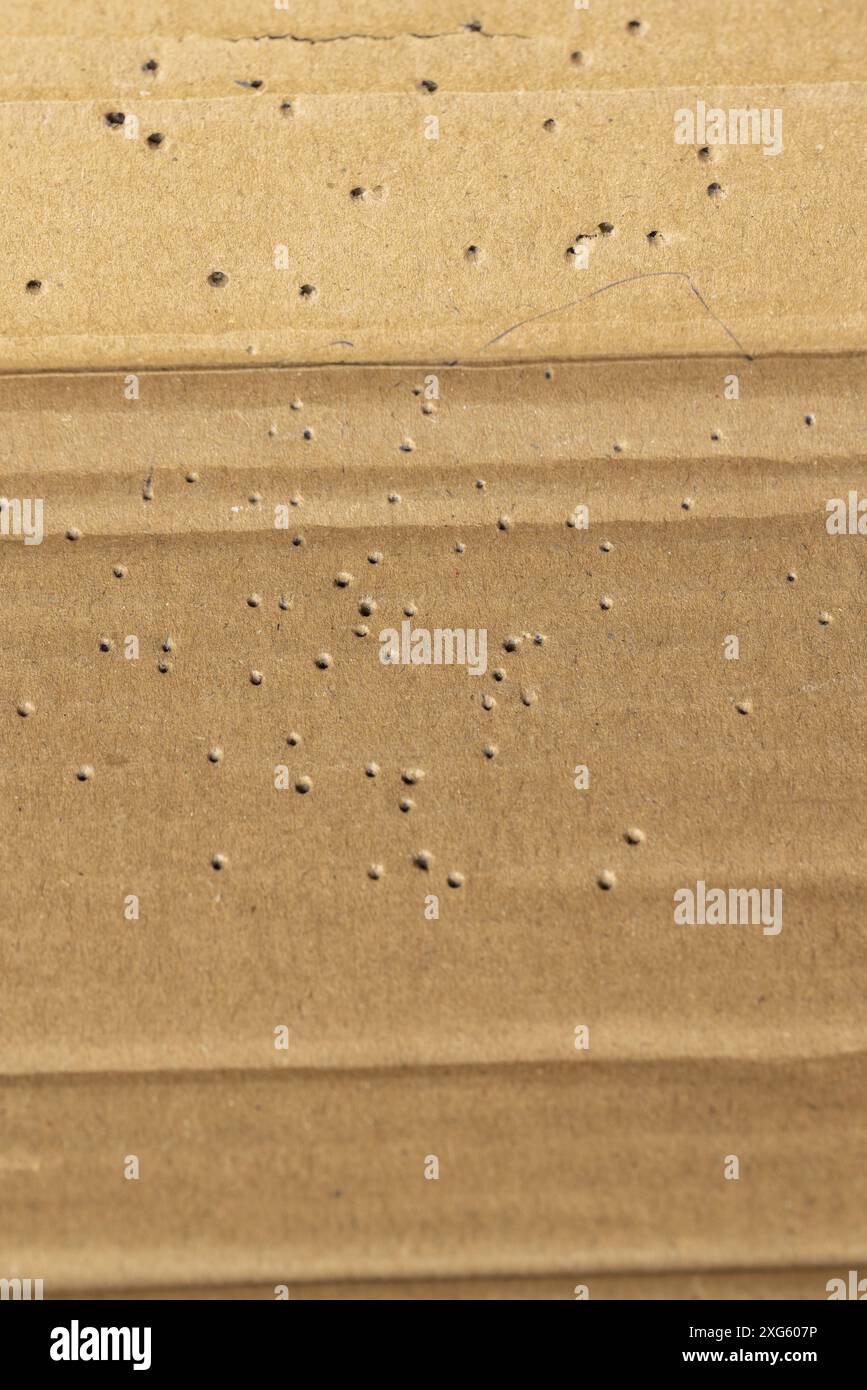 old crumpled and damaged waste paper cardboard, damaged packaging ...