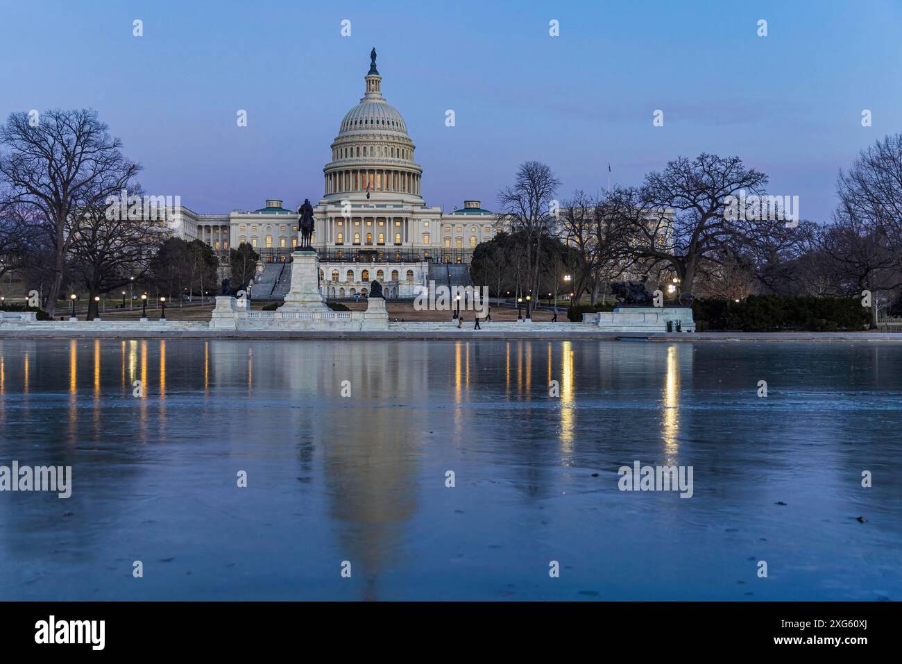 U.S. Capitol Building in Winter, DC Stock Photo - Alamy