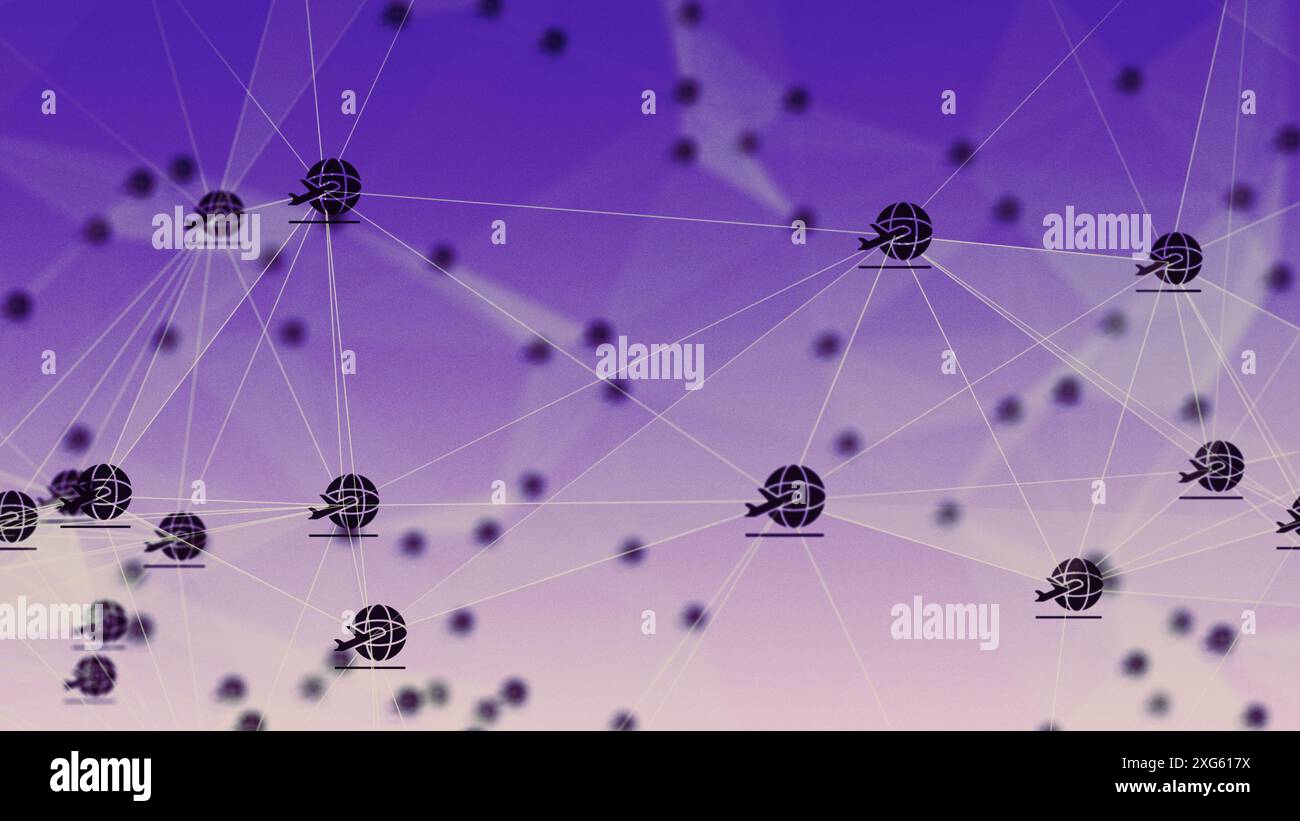 International connectivity logo hi-res stock photography and images - Alamy