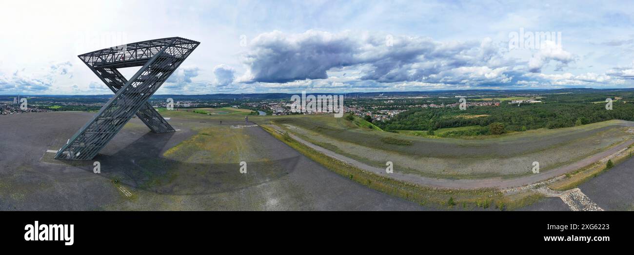 The Saarpolygon is a steel sculpture and monument commemorating the end ...