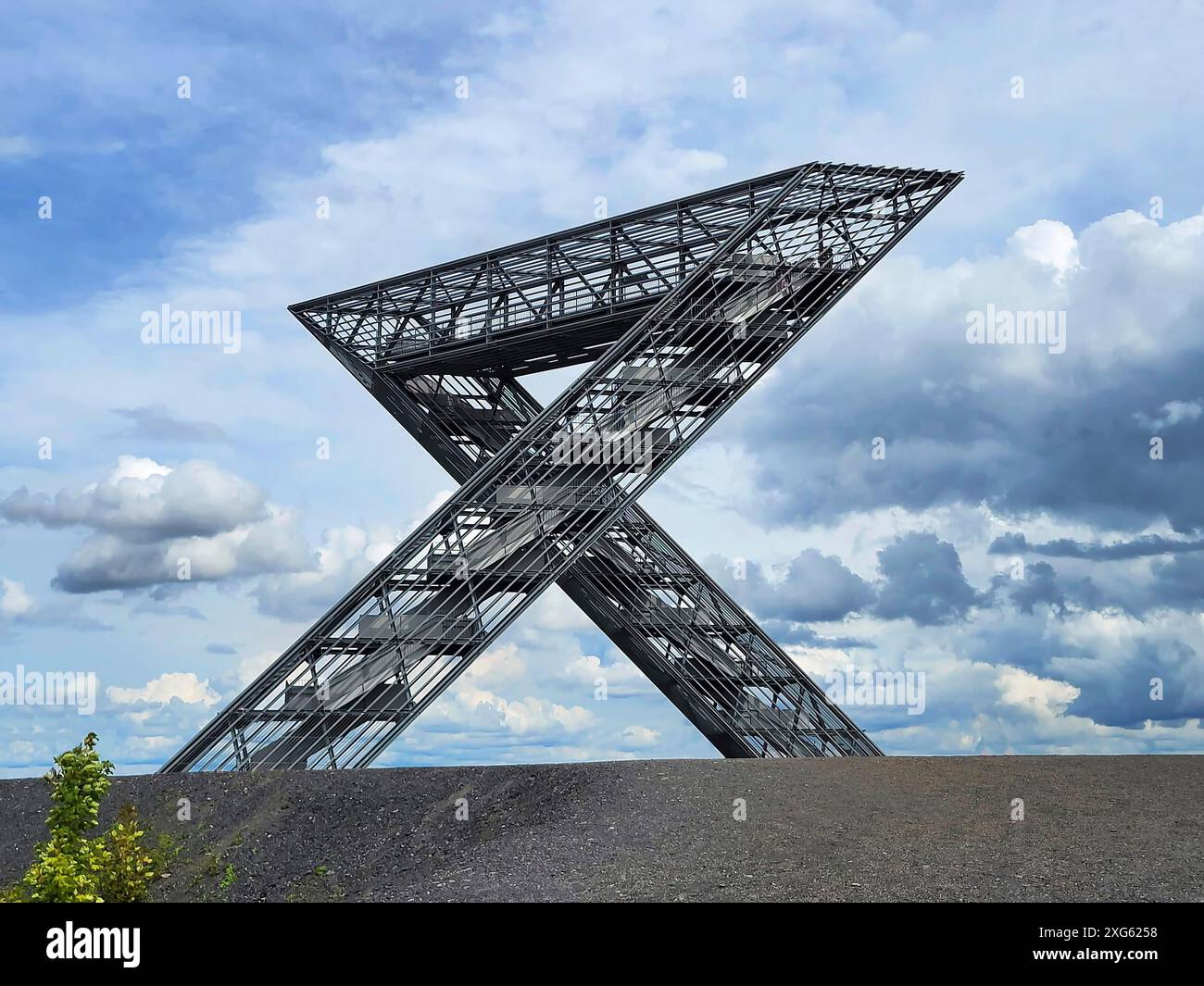 The Saarpolygon is a steel sculpture and monument commemorating the end ...