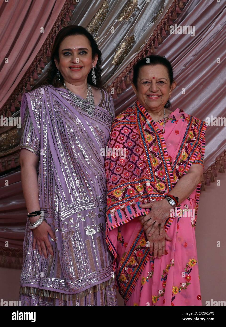 Mumbai, India. 06th July, 2024. MUMBAI, INDIA - JULY 5: Nita Ambani's ...