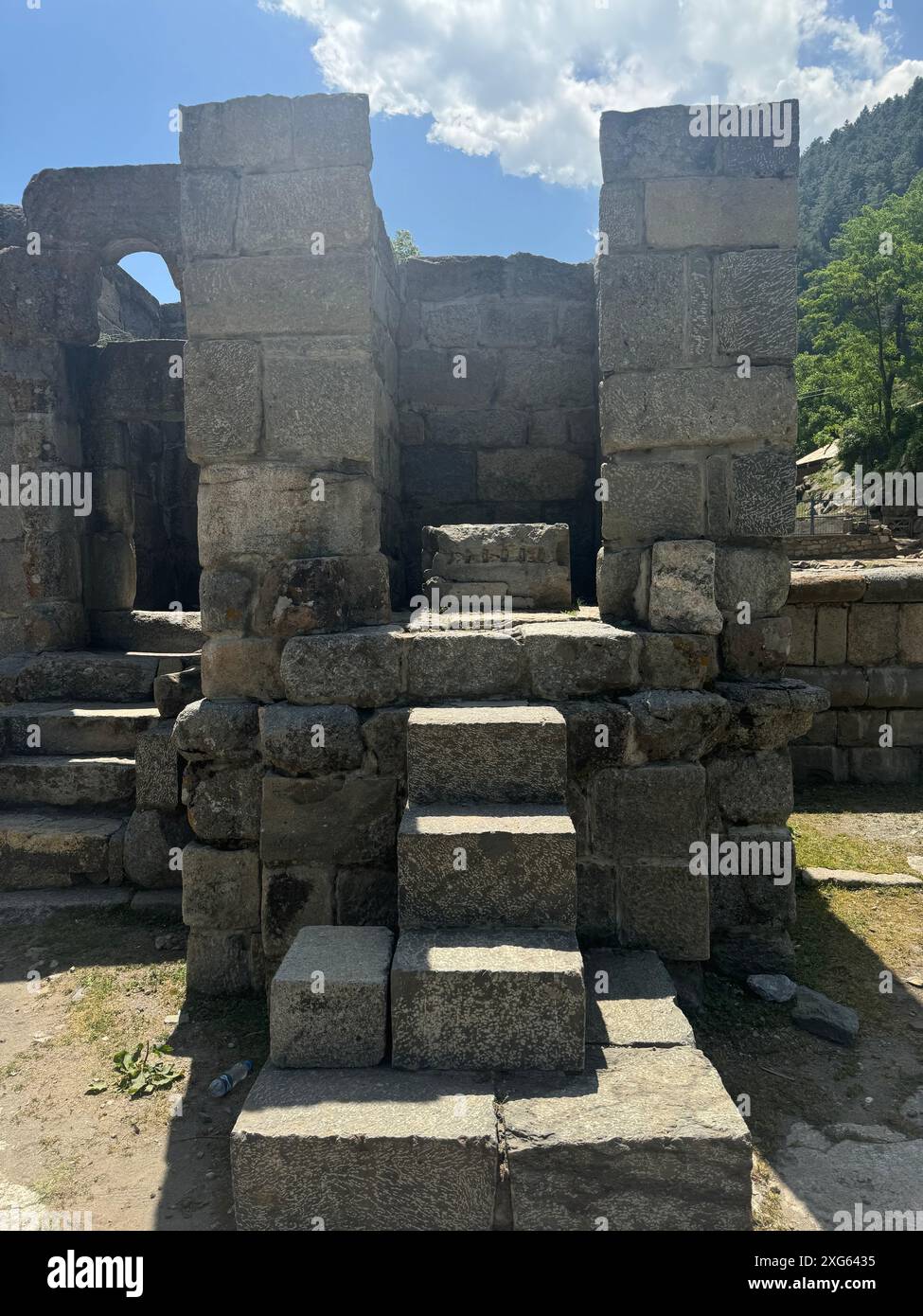 India. 06th July, 2024. Naranag is a Hindu temple which is surrounded ...