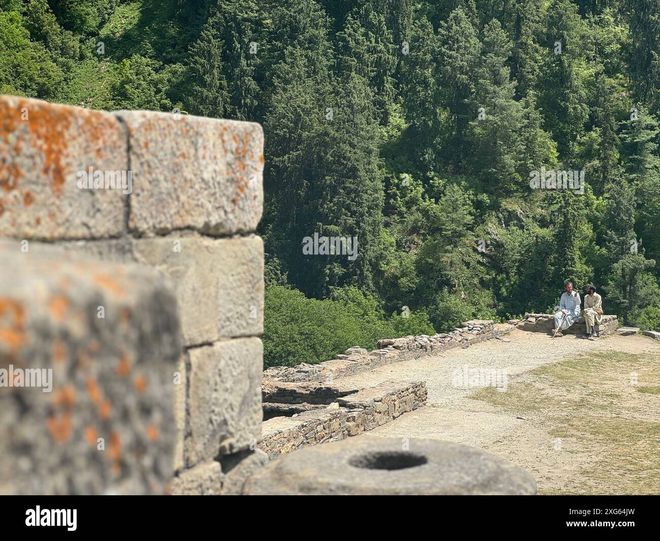India. 6th July, 2024. Naranag is a Hindu temple which is surrounded by ...