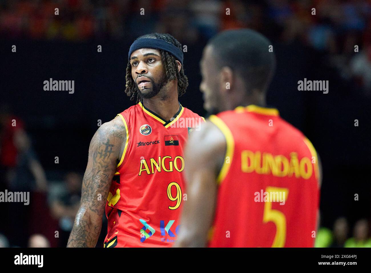 Valencia, Spain. 03rd July, 2024. Selton Miguel from Angola team seen ...