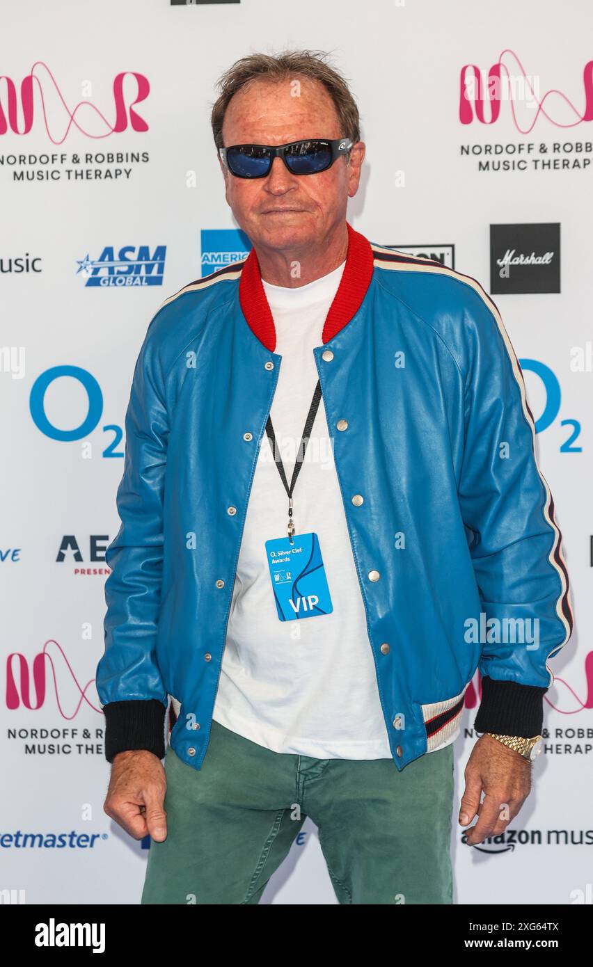 London, UK. 05th July, 2024. Mark King of Level 42 seen attending the ...