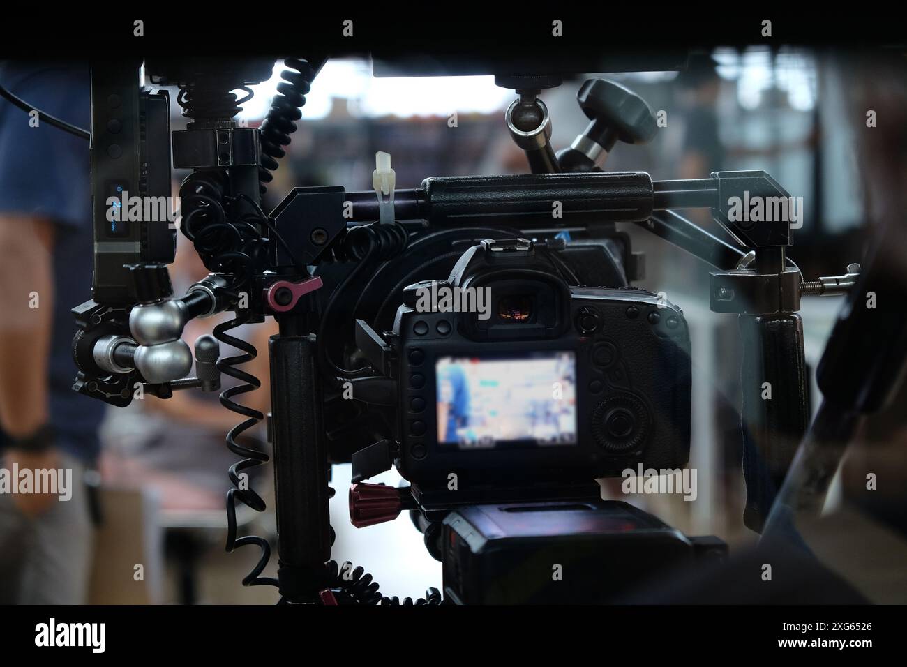 Behind the scenes of movie shooting hi-res stock photography and images ...