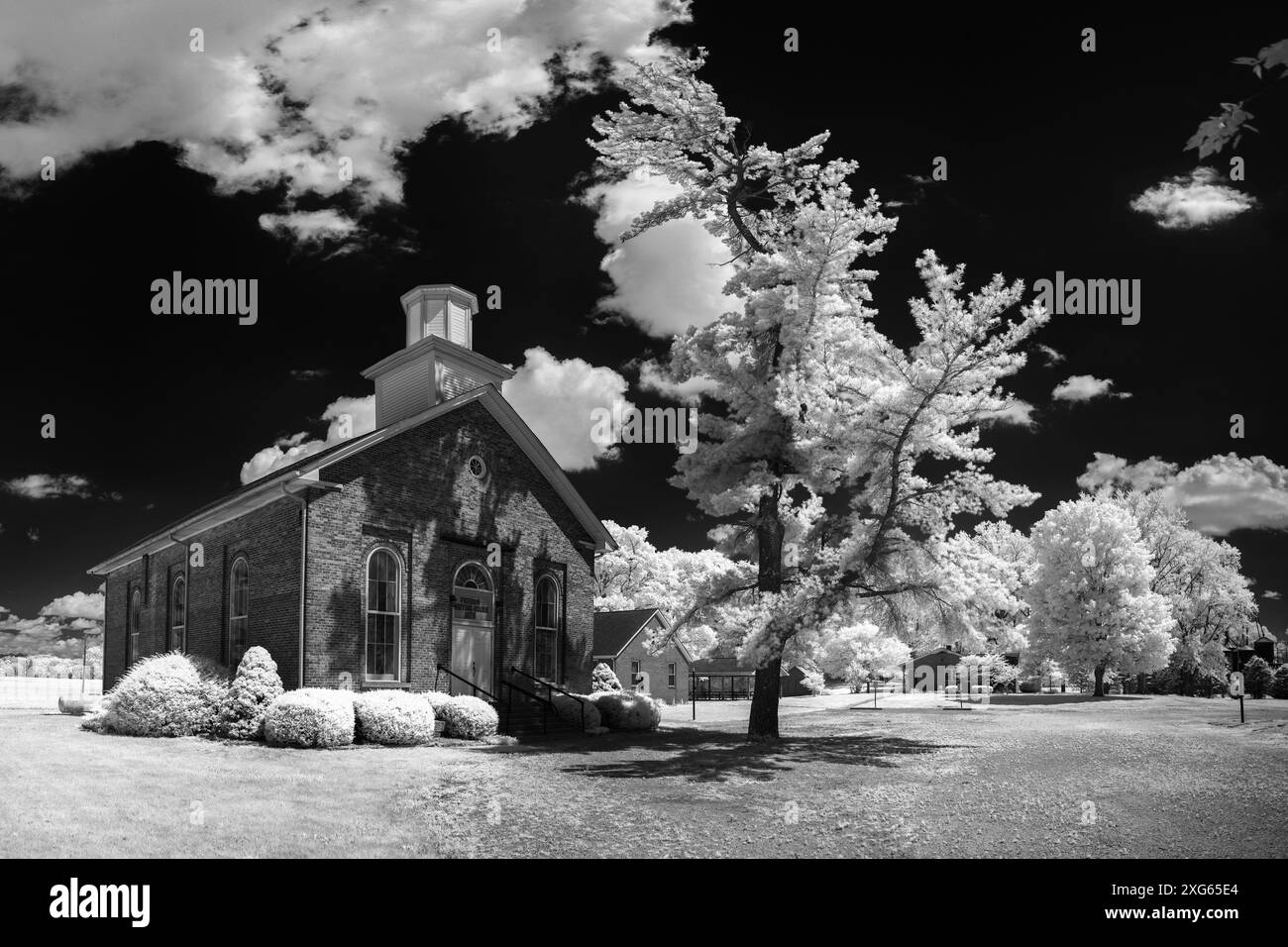 Religious landscaping Black and White Stock Photos & Images - Alamy