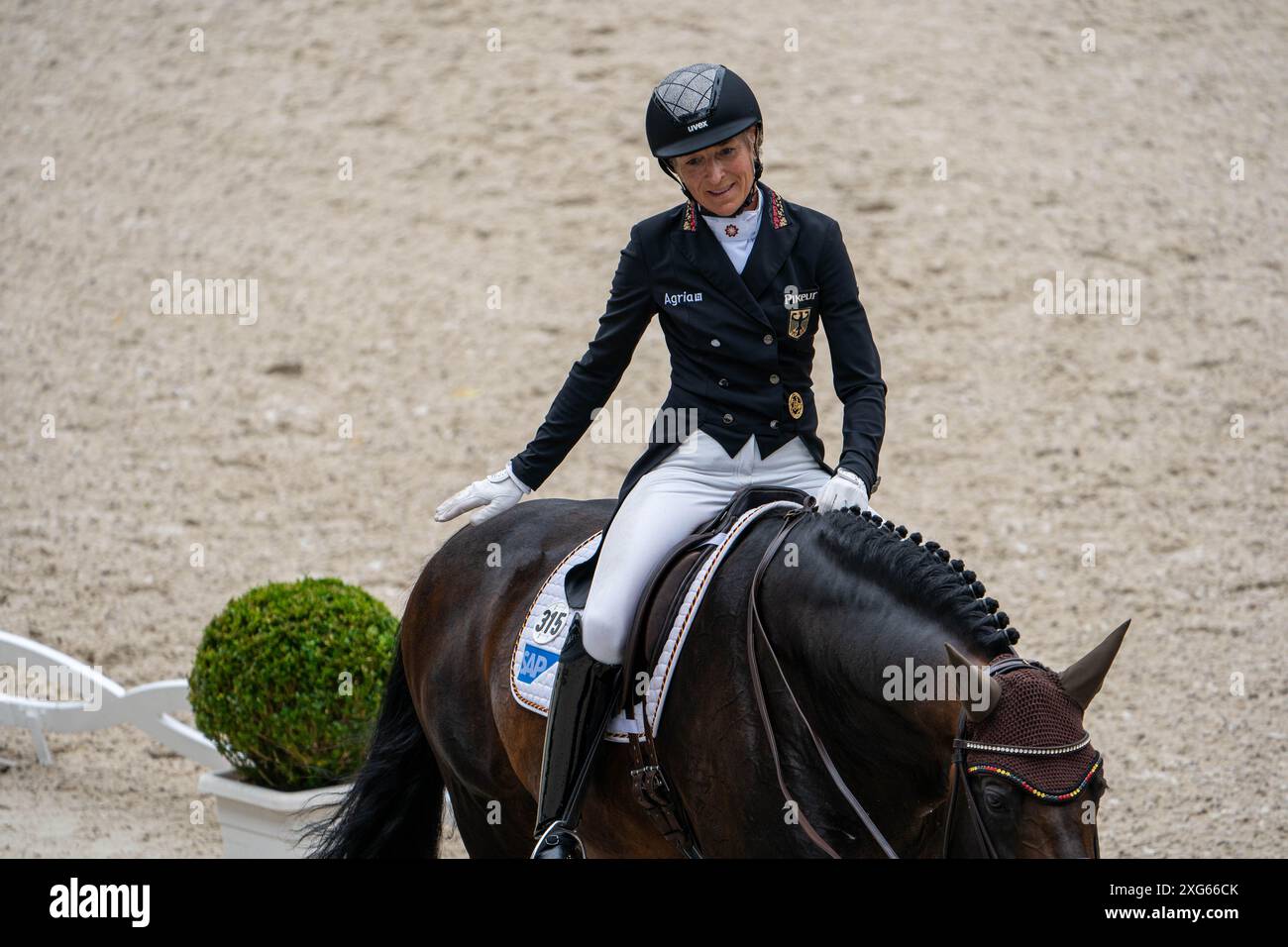Ingrid Klimke (Deutschland) beim Meggle-Prize beim CHIO Aachen 2024 ...