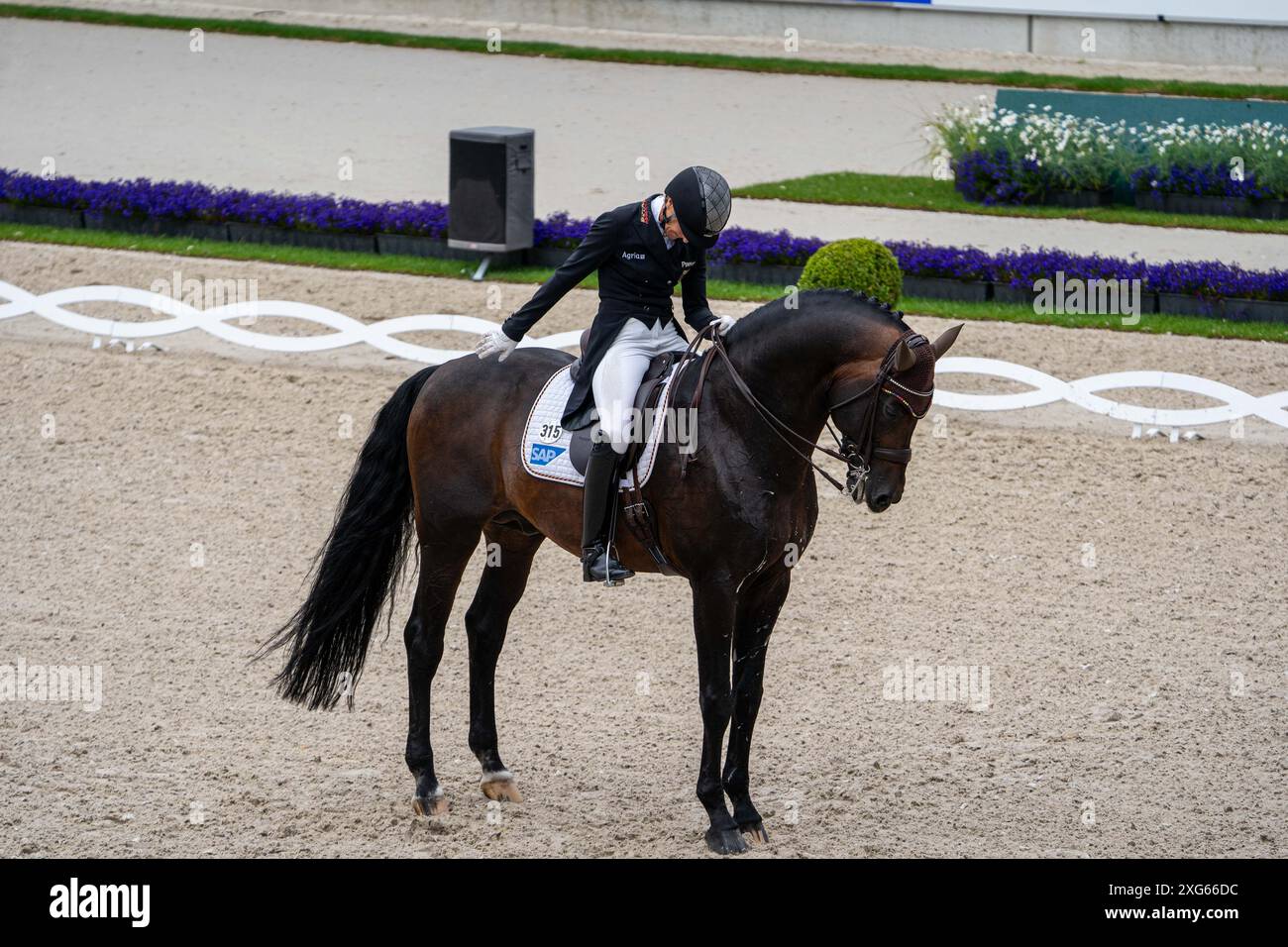 Ingrid Klimke (Deutschland) beim Meggle-Prize beim CHIO Aachen 2024 ...