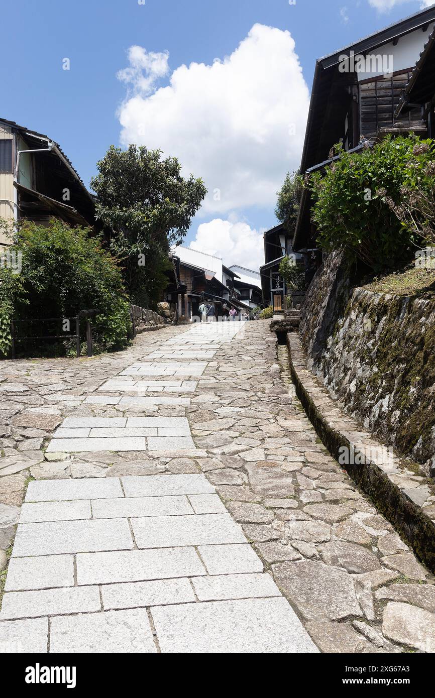 Magome (馬籠) is a former post town in the Kiso Valley, which served ...
