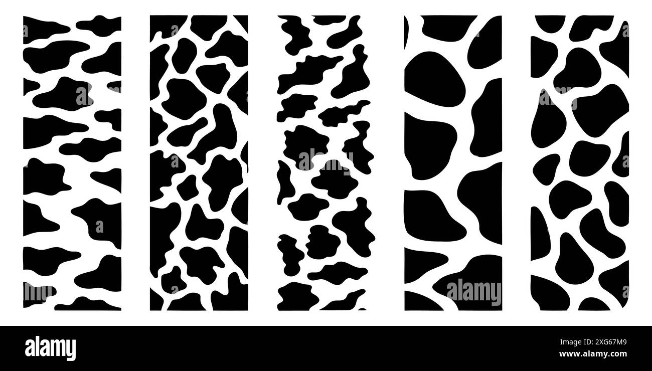 Set of texture of different shapes of figures. Set of banners of ...
