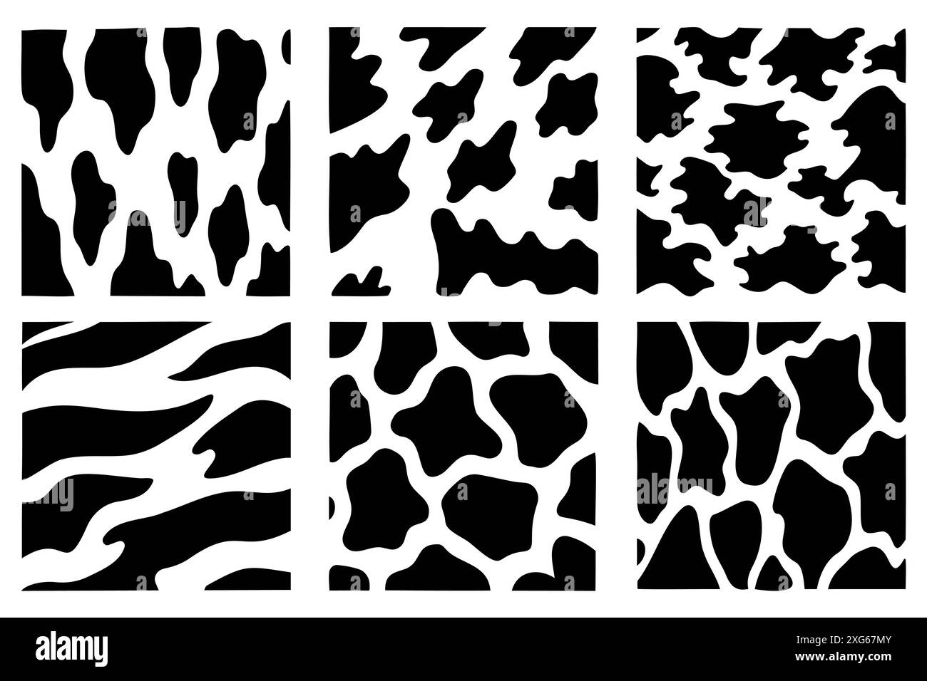 Set of texture of different shapes of figures. Set of banners of ...