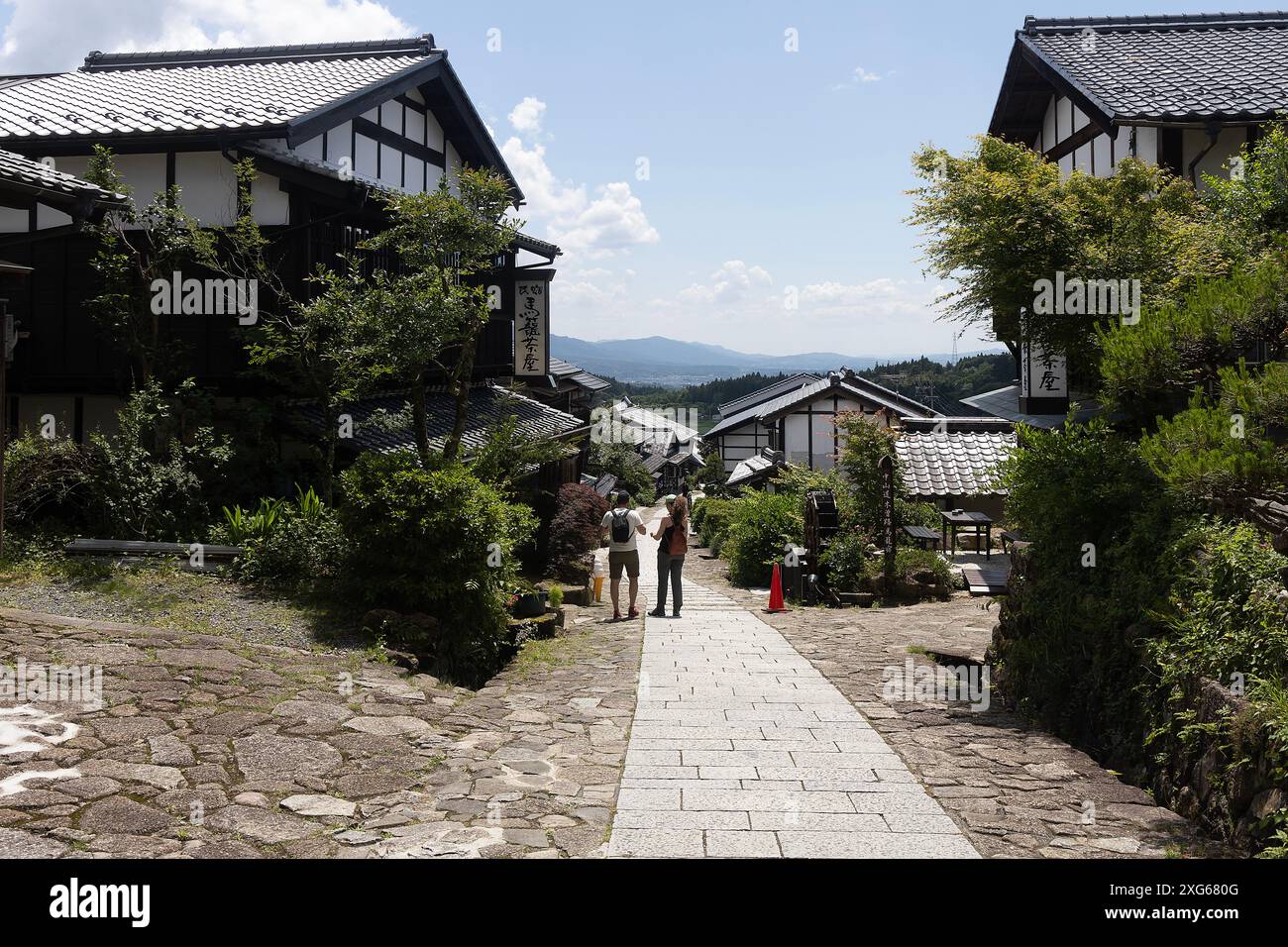 Magome (馬籠) is a former post town in the Kiso Valley, which served ...