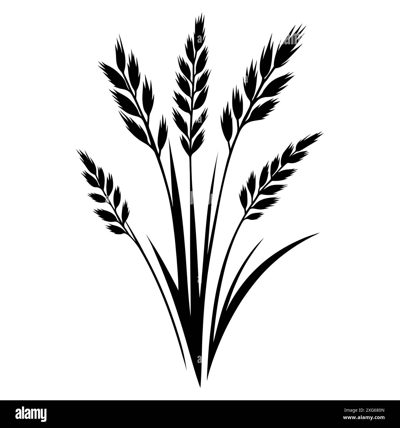 Wheat grass icon black. Logo, banner, for business, the store site for ...