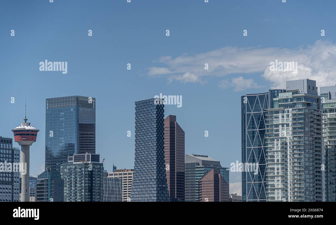 View of Downtown Calgary City Skyline Cityscape Stock Photo - Alamy