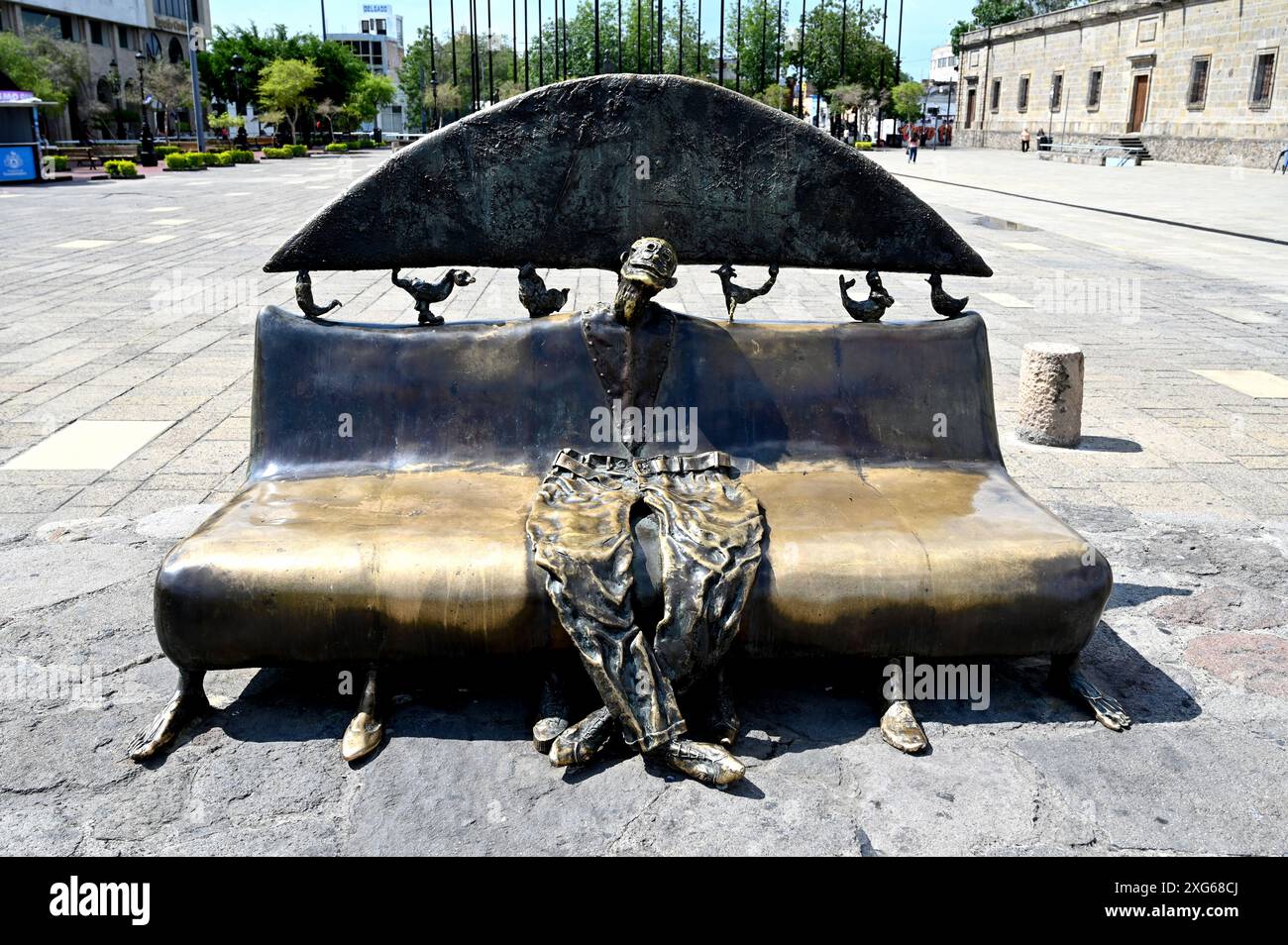 GUADALAJARA, JALISCO, MEXICO: Whimsical bronze sculptures by Alejandro ...