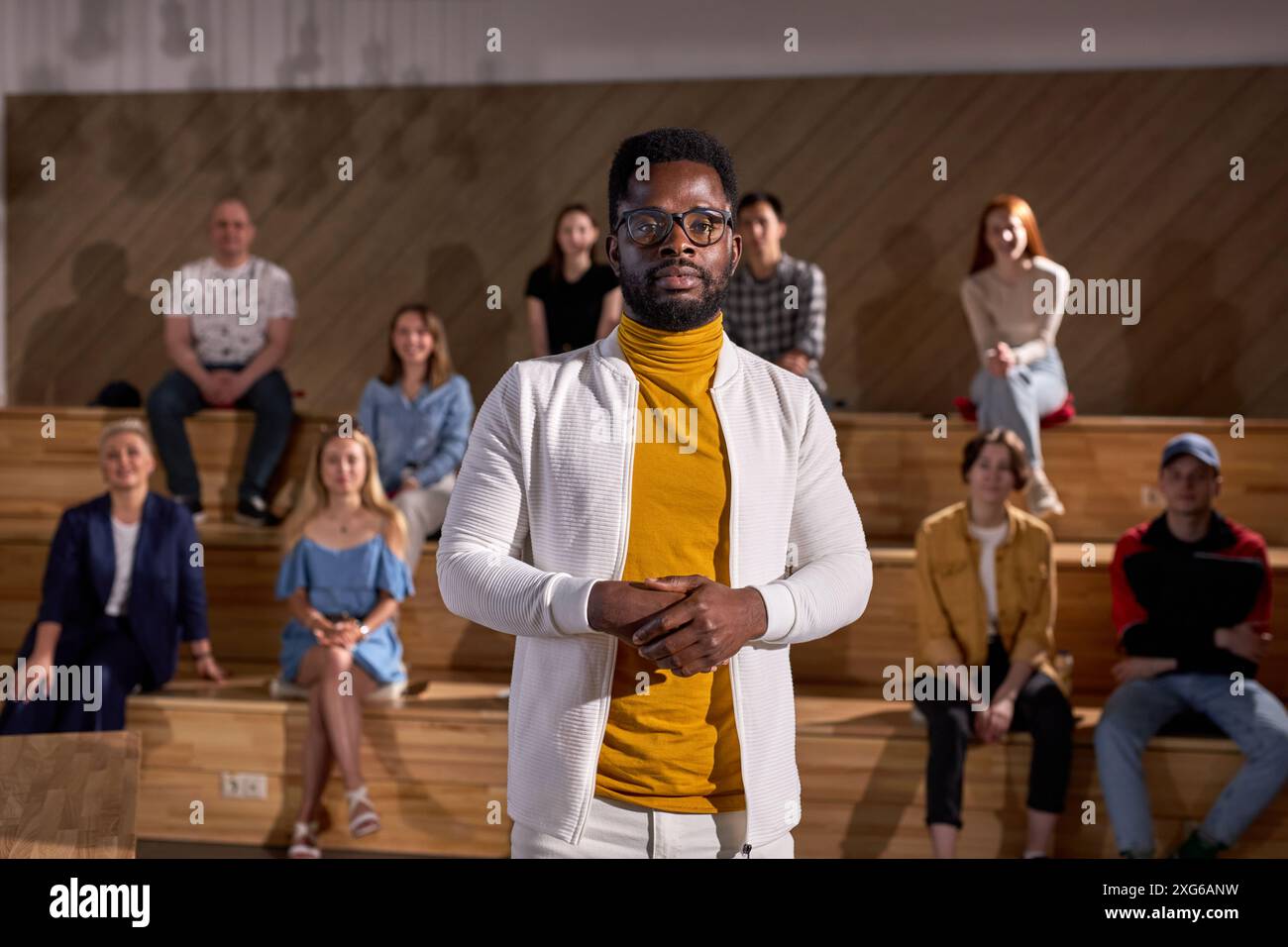 African american student lecture hall hi-res stock photography and ...