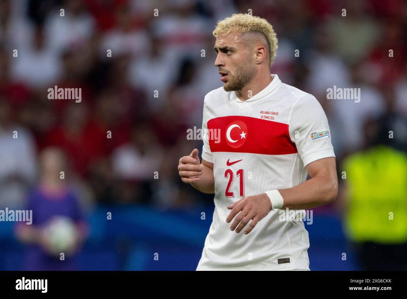 Berlin, Germany. 07th July, 2024. Bar?? Alper Y?lmaz of Türkiye during the 2024 UEFA EURO ...