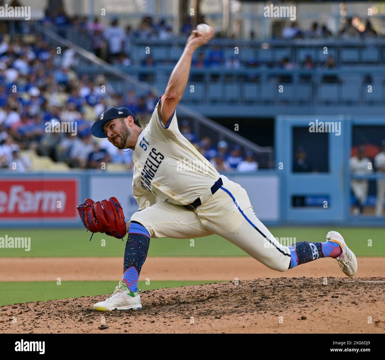 Los Angeles, United States. 06th July, 2024. Los Angeles Dodgers relief ...