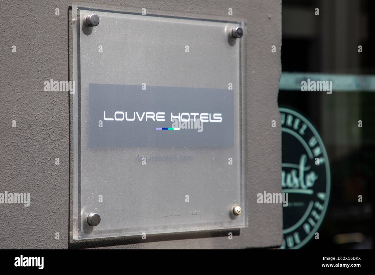 Bordeaux , France - 07 01 2024 : Louvre Hotels Group logo brand and ...