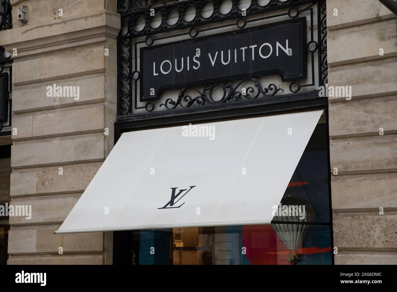 Bordeaux , France - 06 23 2024 : louis vuitton logo brand and sign text ...