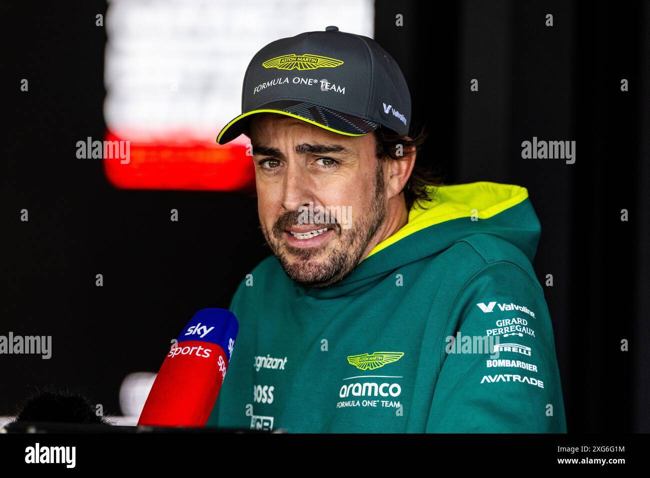 Silverstone, UK. 06th July, 2024. Fernando Alonso (ESP) - Aston Martin ...
